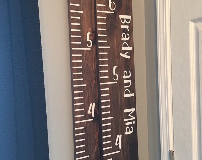 Growth Chart Ruler WIDE Giant Measuring Stick Growth Ruler - Etsy