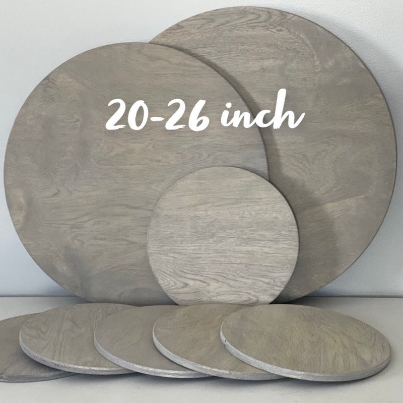 20 Inch Wood Circle Sign - Etsy