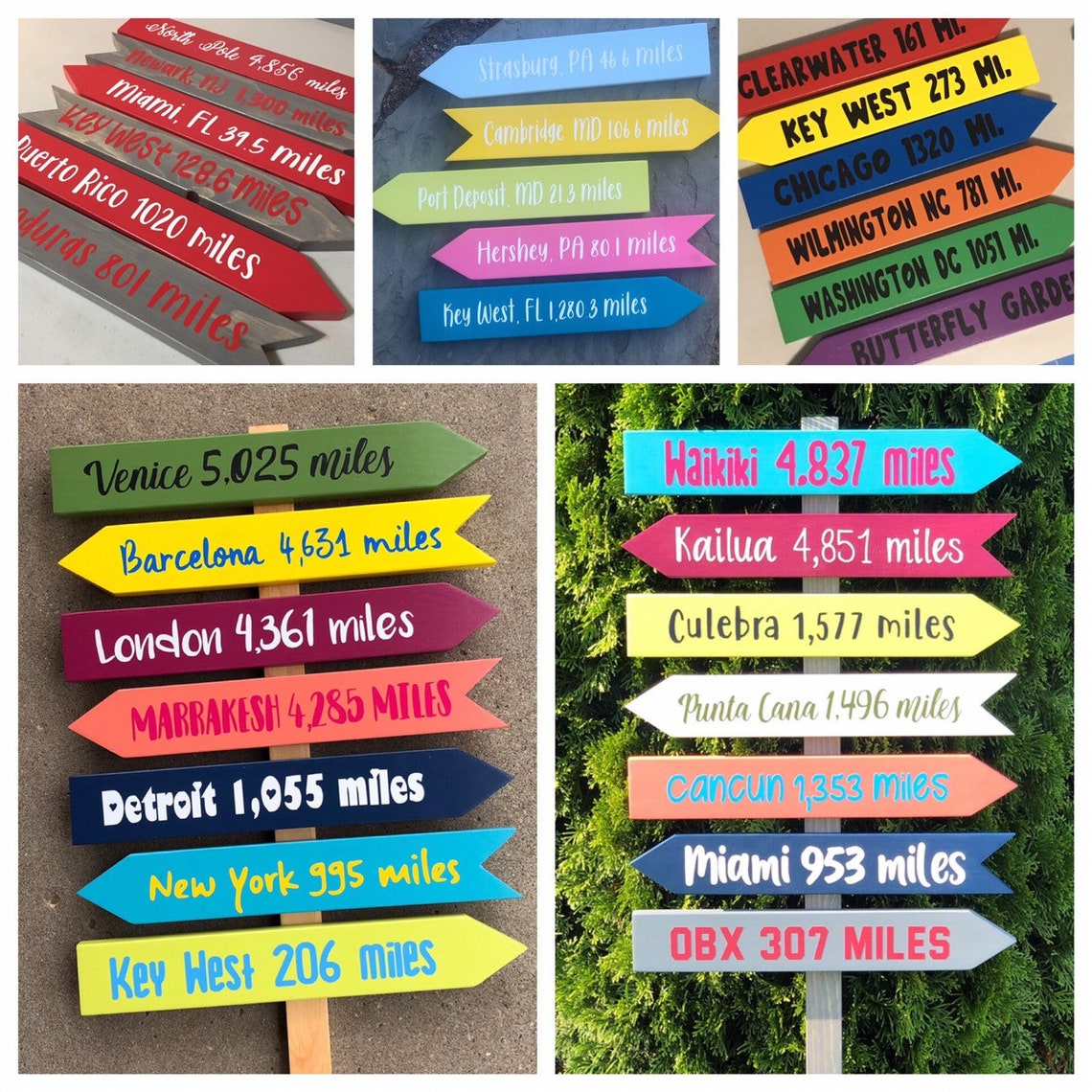 Directional Arrows 16x2.5 20x2.5 23x2.5 Custom Travel - Etsy