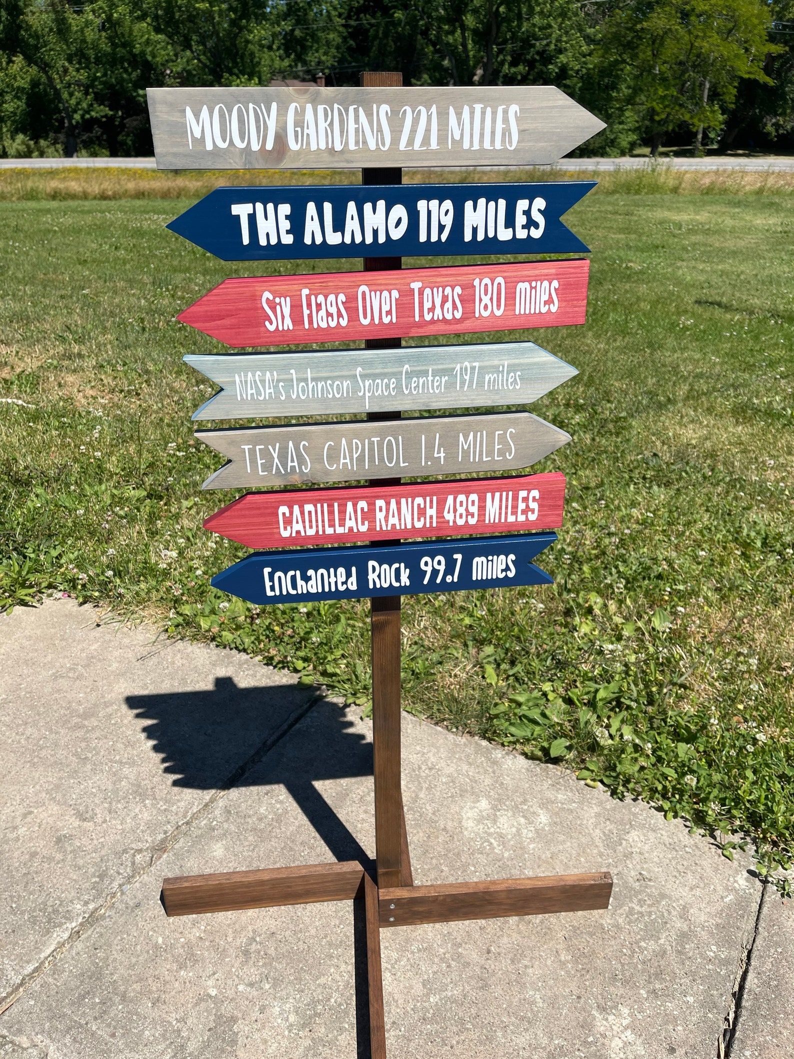 4-8 Directional Arrows With Free Standing Post, 2.5x16 Arrows, Custom ...