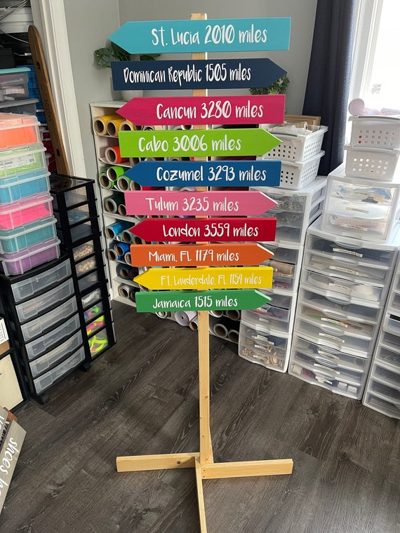 1-4 Directional Arrows With Free Standing Post 2.5x16 Arrows - Etsy