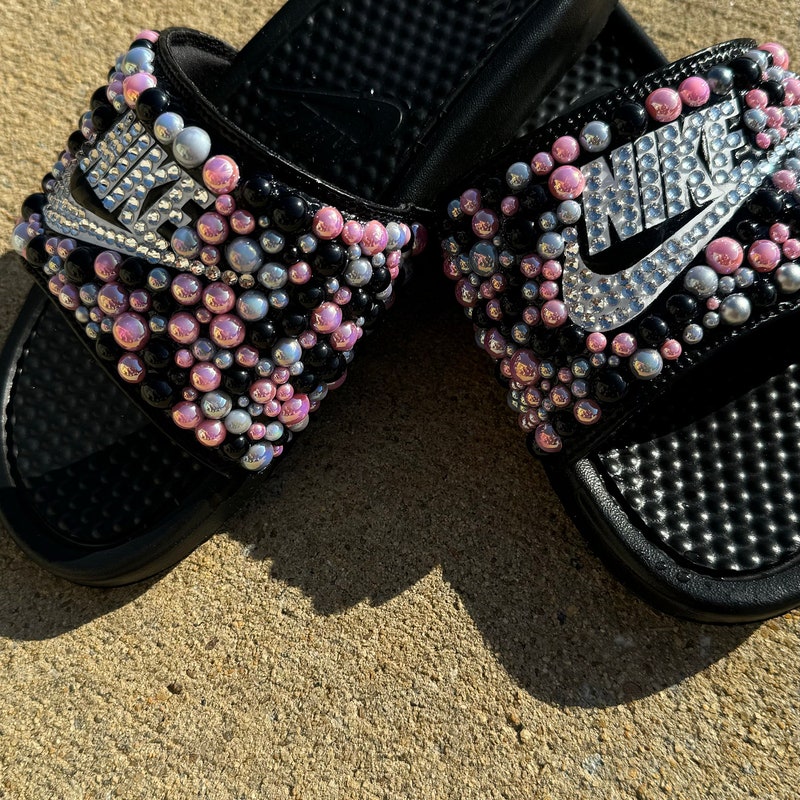 Nike Slides Custom - Etsy