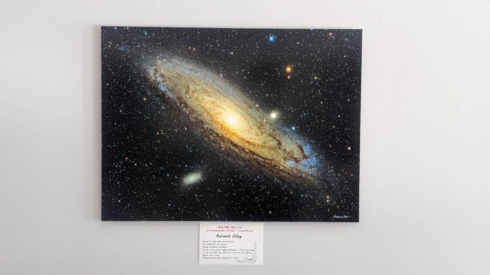 Andromeda Galaxy Metal Print (M31) - Etsy