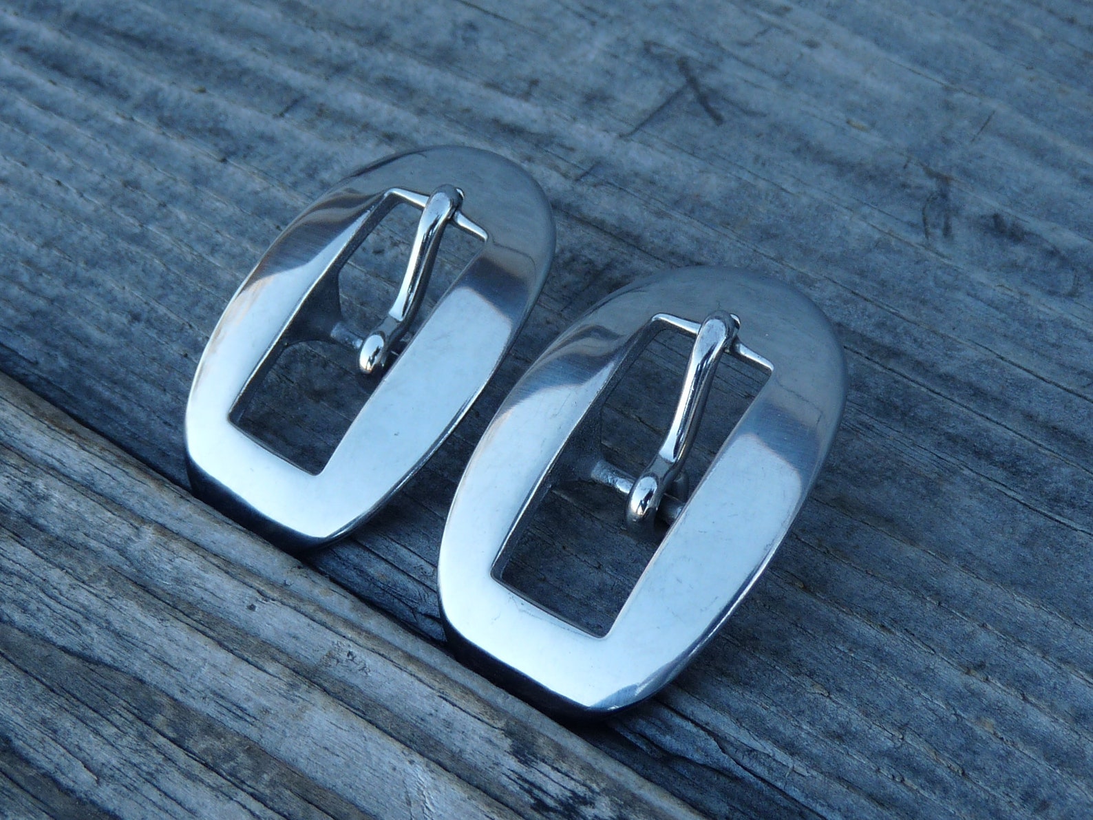 2 Center Bar Cart Buckles Stainless Steel Oval Bridle - Etsy