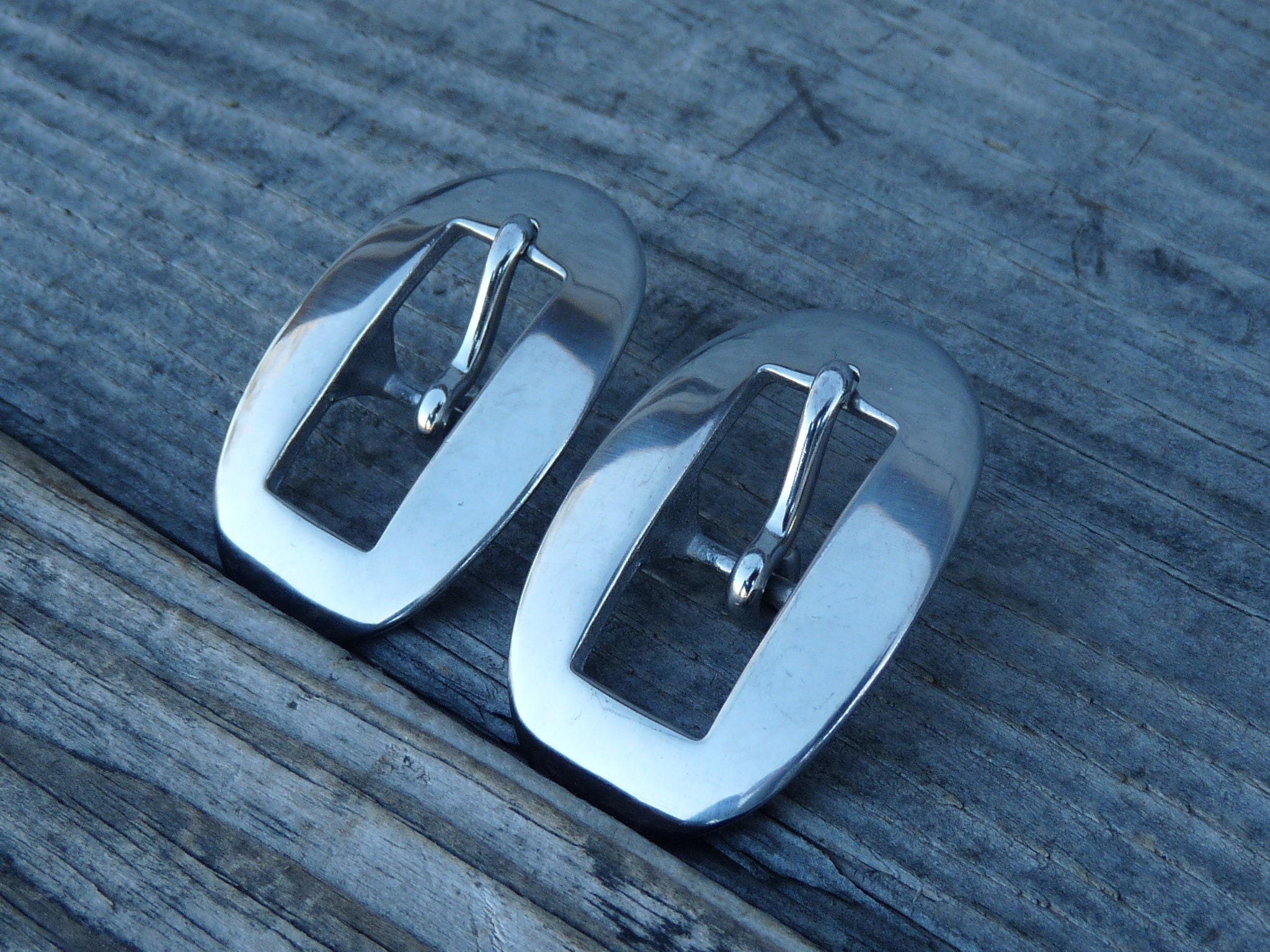 2 Center Bar Cart Buckles Stainless Steel Oval Bridle 1/2" - Etsy