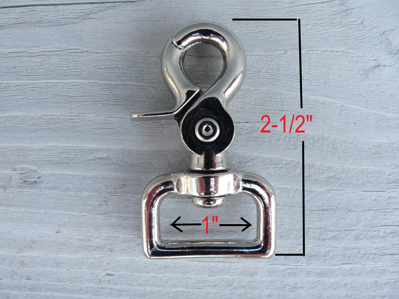 Lot of 2 Scissor Snaps Clips Square End Stainless Steel | Etsy