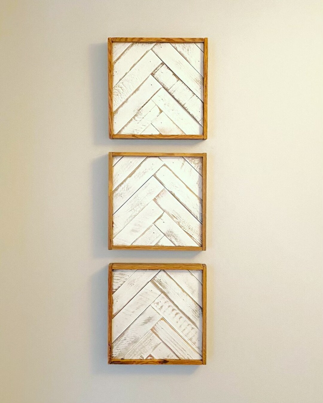 Wood Wall Art Small. Wood Mosaic. Reclaimed Wall Art. Modern Wall Art ...
