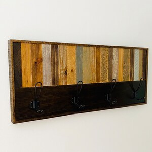 Rustic Wooden Coat Rack, Entryway Coat Rack, Hallway Coat Rack ...