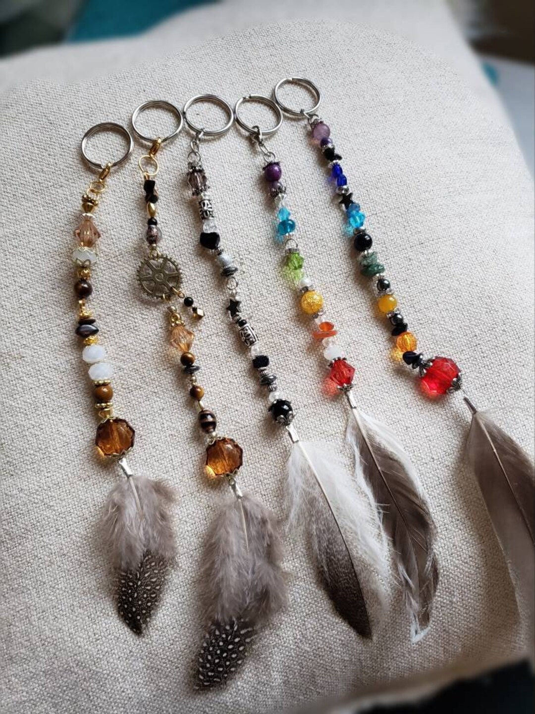 Suncatcher Mirror Accessories, Beaded Car Suncatchers, Healing Crystals ...