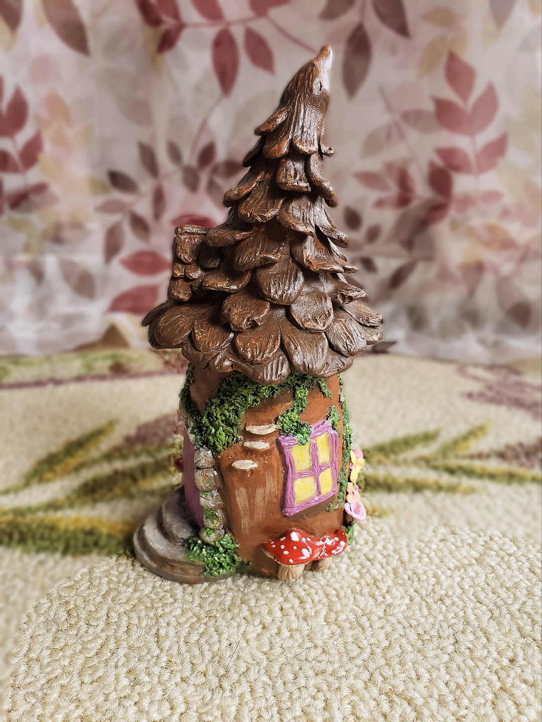 Fairy House Jar, Cottagecore Witch House Jar, Goblincore Clay House ...