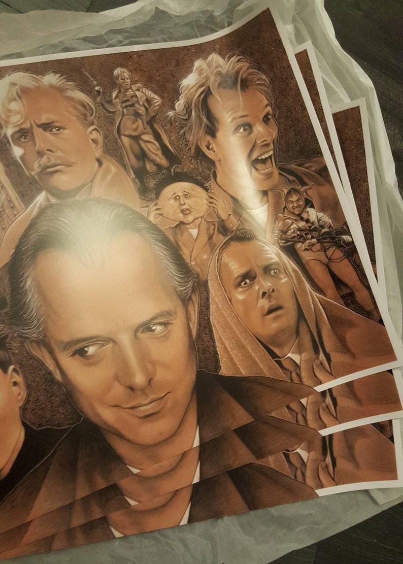 Rik Mayall Giclée Art Print A2/A3 Illustrated Tribute - Etsy UK