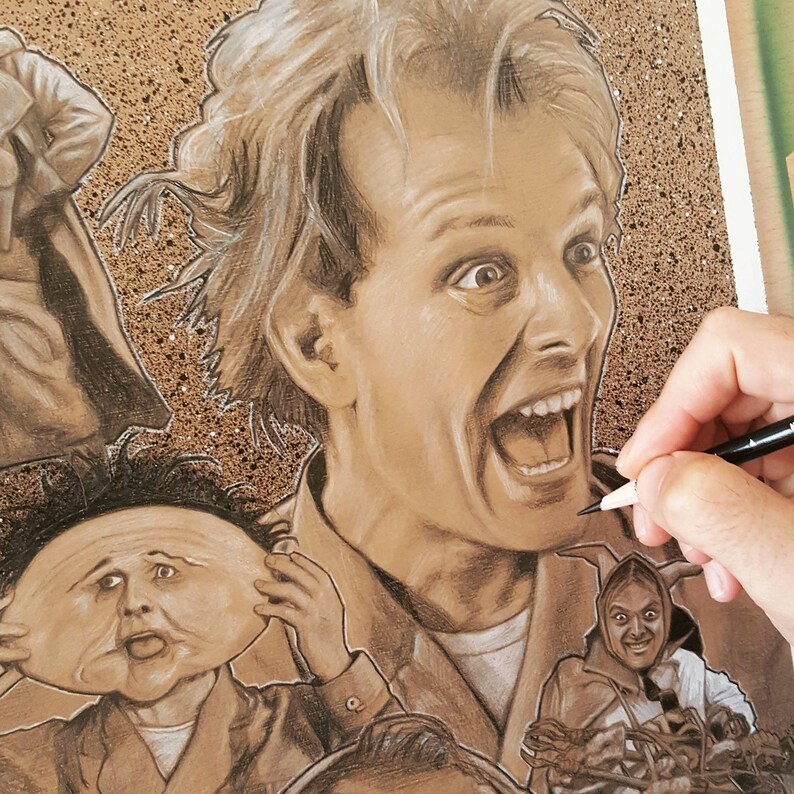 Rik Mayall Giclée Art Print A2/A3 Illustrated Tribute - Etsy