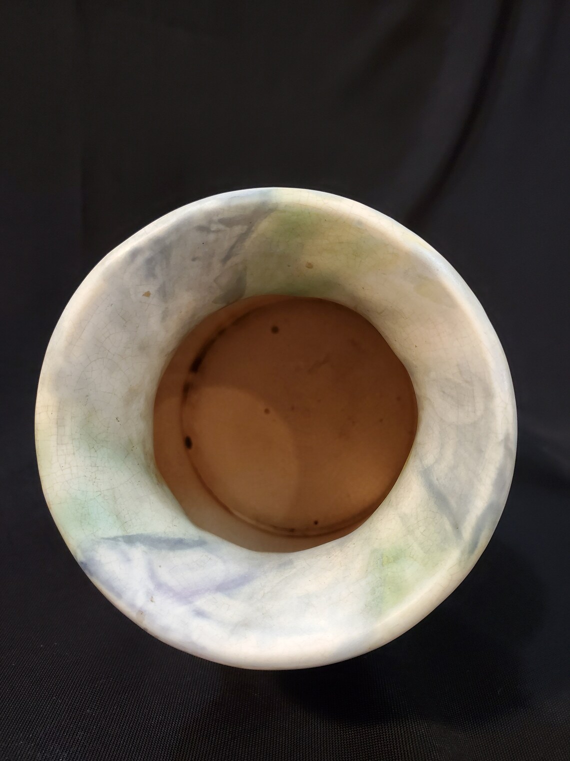 Weller Ware Pottery, 1920's, Silvertone Floral Vase, Arts and Crafts ...