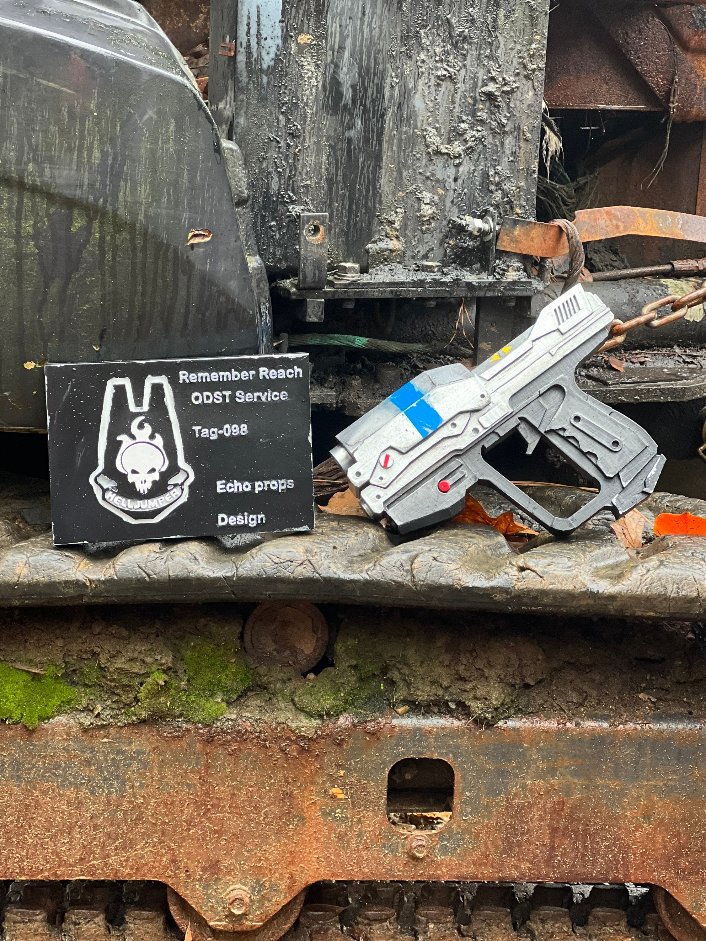 Halo Reach 3D Printed Inspired Magnum With Helljumper/odst - Etsy Australia