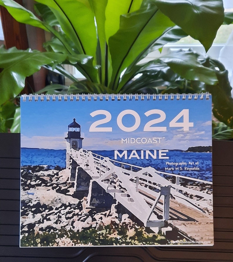 2024 Midcoast Maine 8x10 Wall Calendar - Etsy