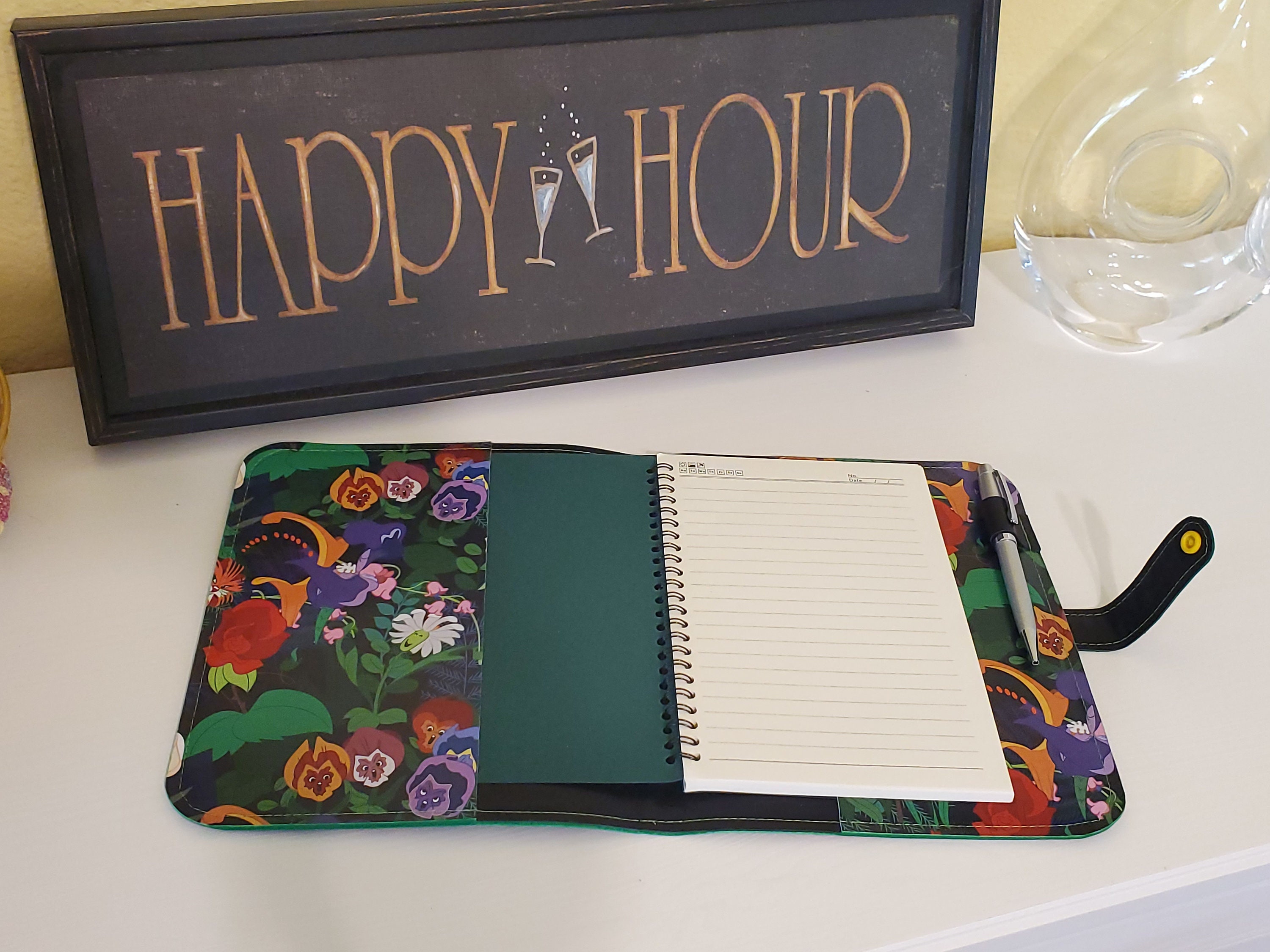 Vinyl Notebook Cover, Sketchbook Cover, Notepad Cover - Etsy