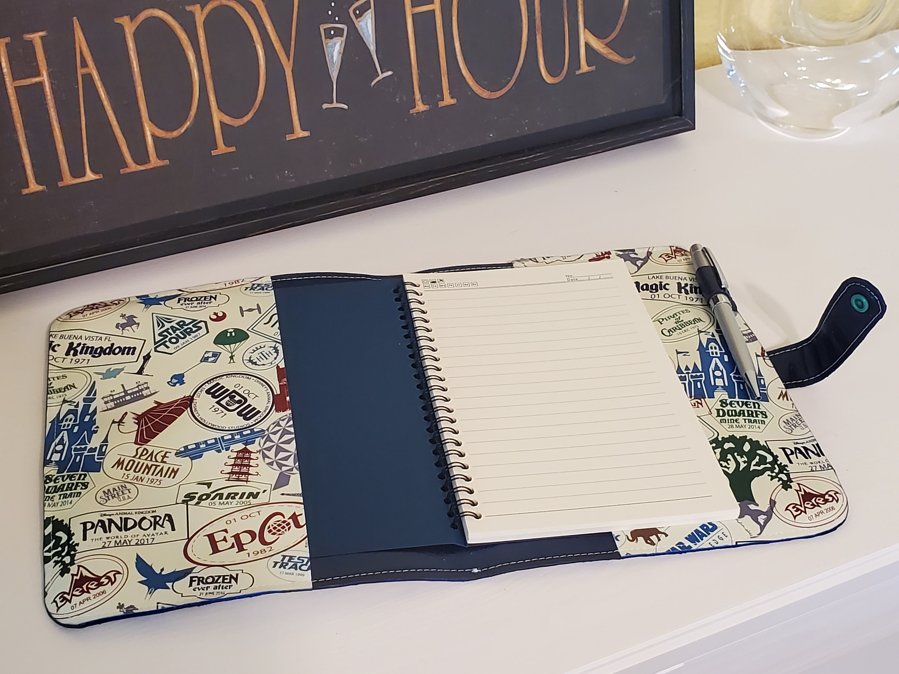 Vinyl Notebook Cover Sketchbook Cover Notepad Cover - Etsy
