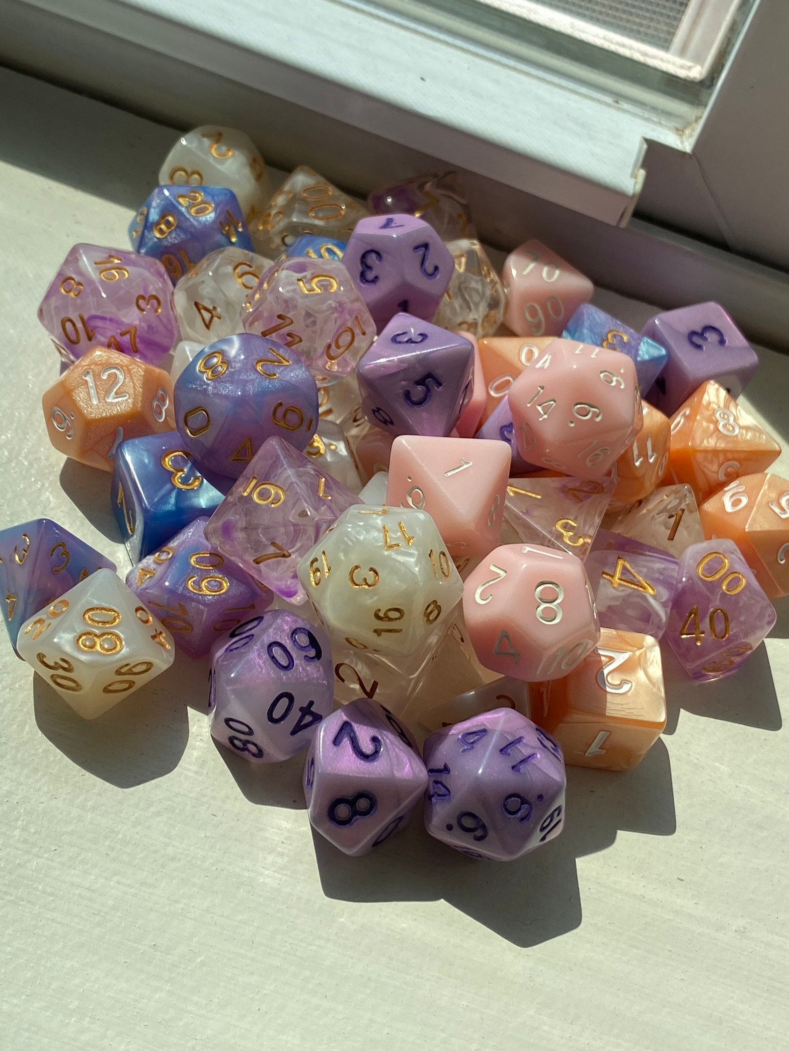 Jester Lavorre Dice Set Aesthetic Dice Palette Critical | Etsy