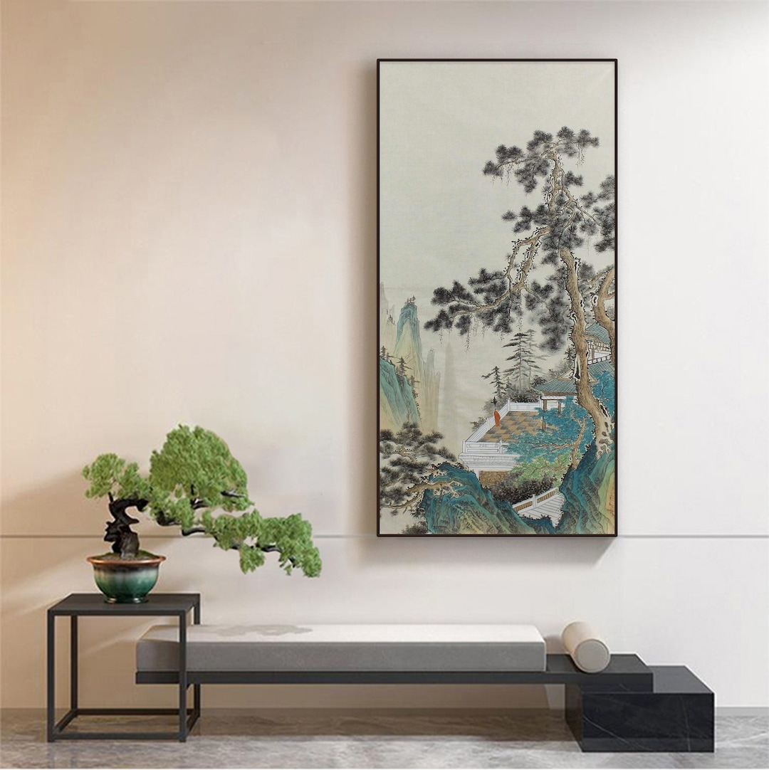 Chinese Landscape Painting, Original Chinese Shan Shui Painting, Ink ...