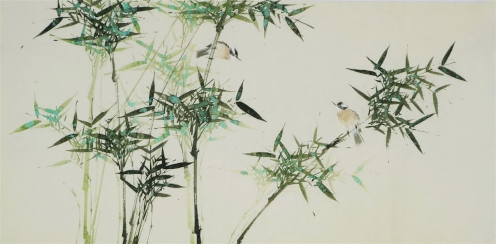 Hand-painted Bamboo Fine Art, Ink Brush Bamboo Painting, Chinese in ...