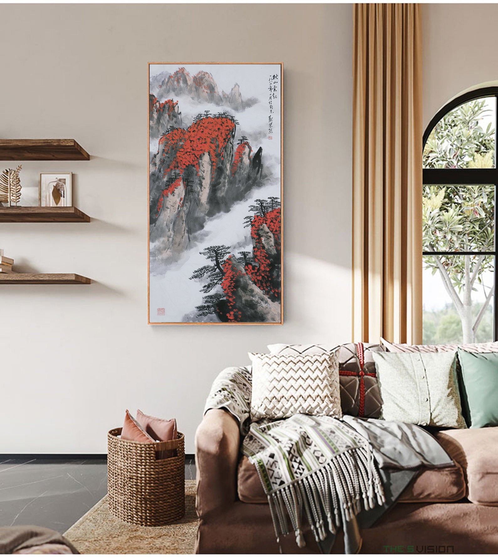 Authentic Chinese Shan-Shui Painting Hand-painted autumn | Etsy