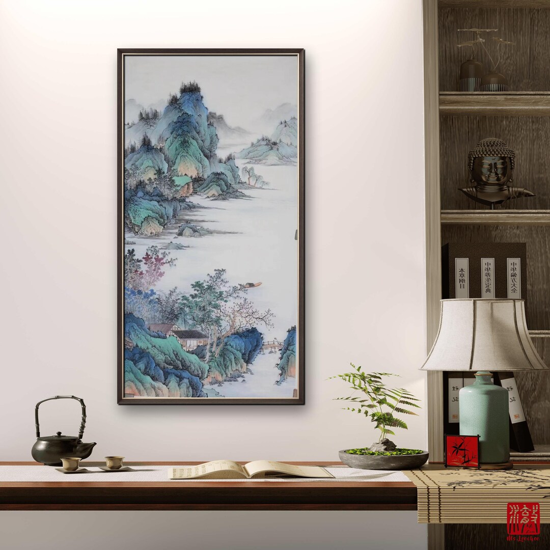 Chinese Landscape Painting, Hand-painted, Chinese Brush Painting ...