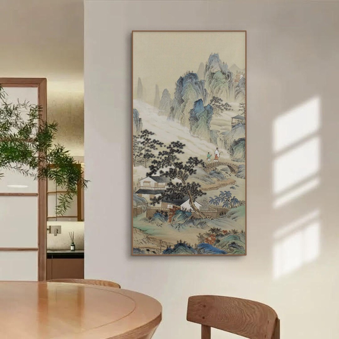 Hand-painted Chinese Traditional Landscape Painting, Original Chinese ...