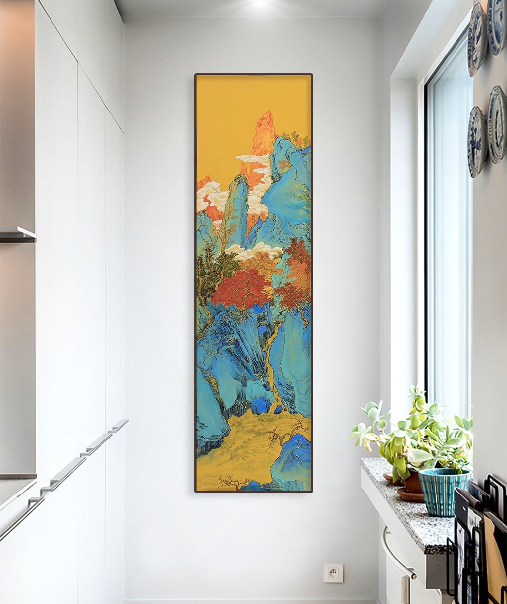 Hand-painted Landscape Art, Original Brush Painting, Authentic Chinese ...