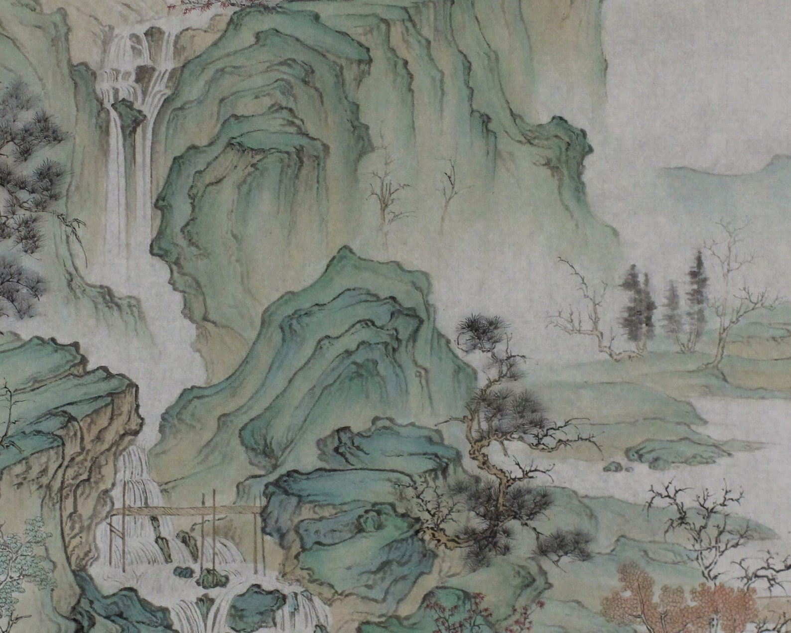 Hand-painted fine-brush Shan Shui painting original Chinese | Etsy