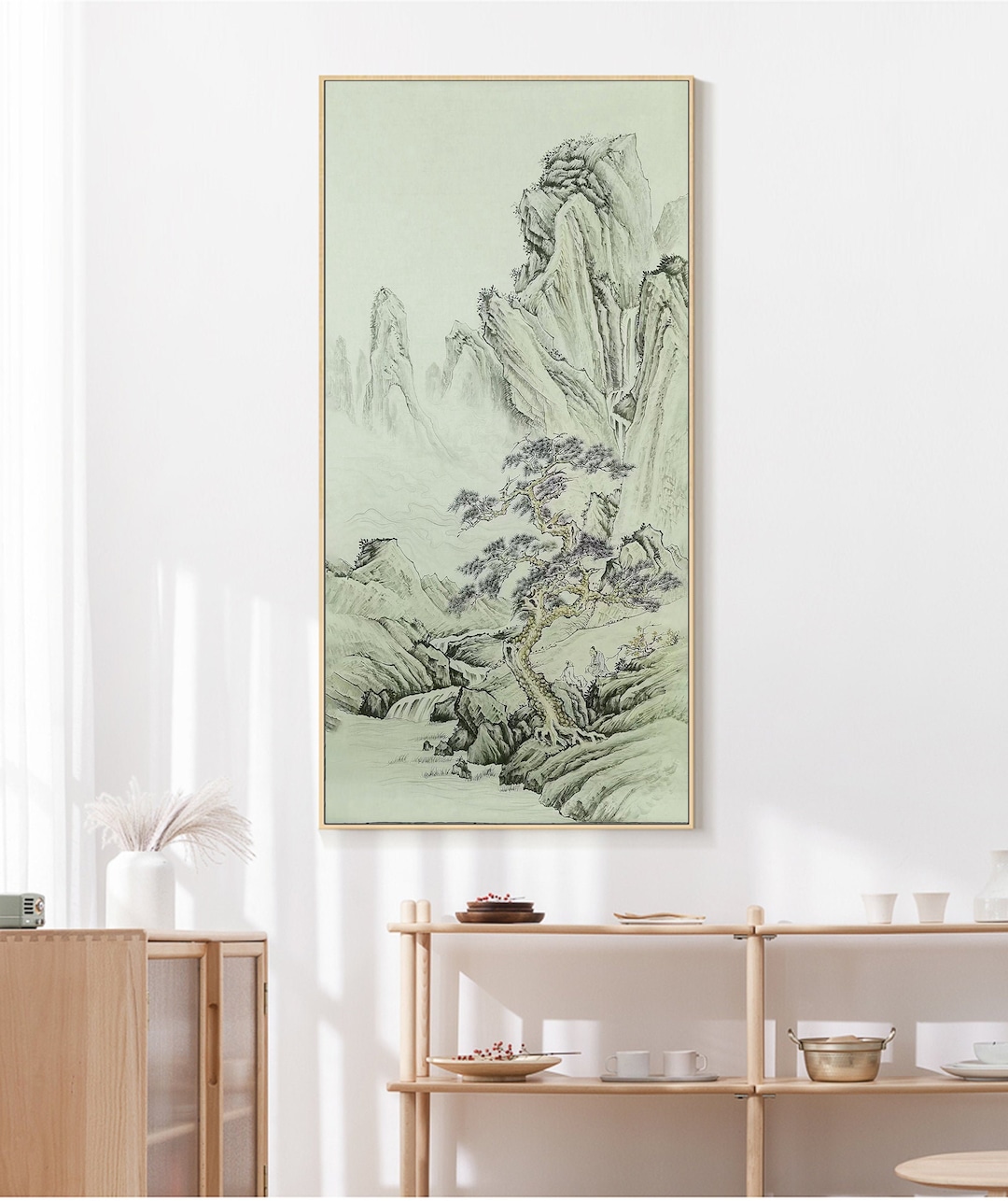 Authentic Chinese Landscape Painting, Hand-painted Chinese Shan-shui ...