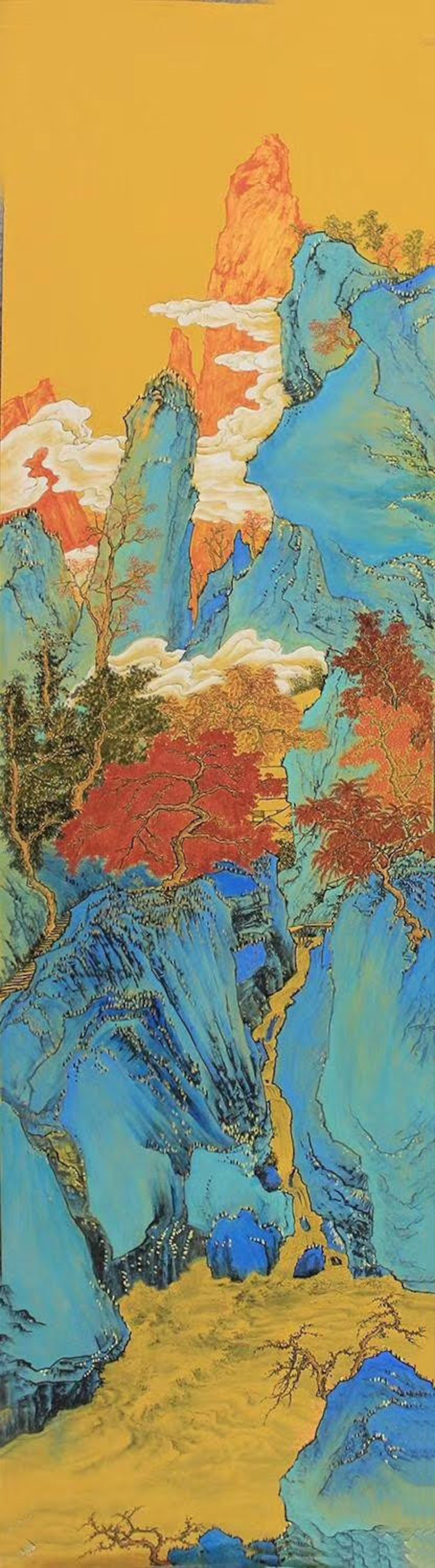 Hand-painted Landscape Art, Original Brush Painting, Authentic Chinese ...