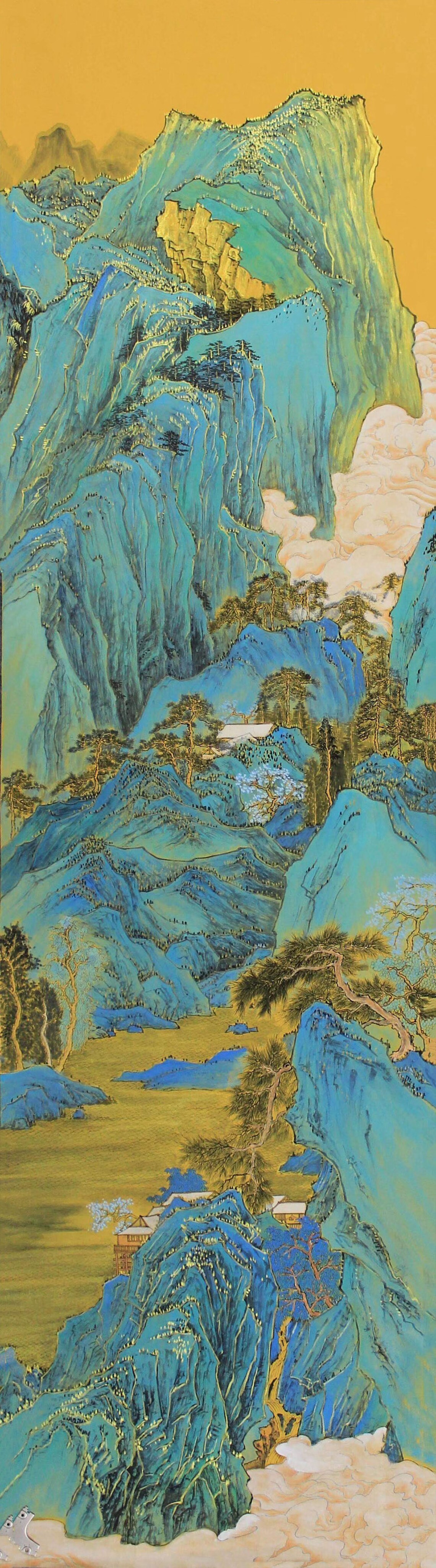 Hand-painted Landscape Art, Original Brush Painting, Authentic Chinese ...