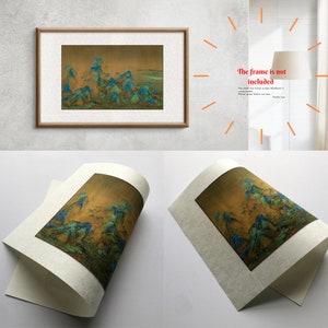 Original Waterfalls Painting, Hand-painted Chinse Landscape Painting ...