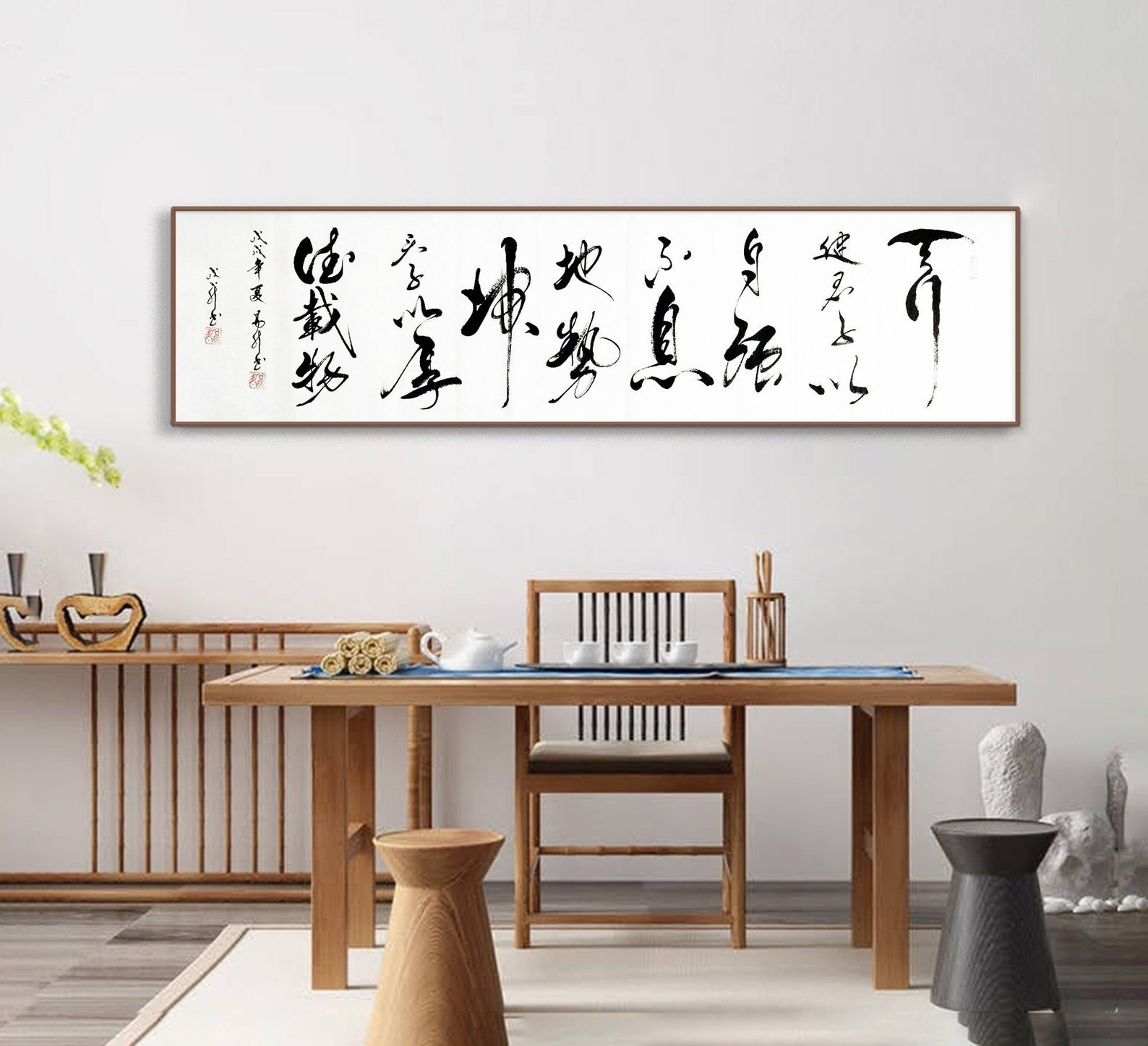Handwritten Chinese Brush Calligraphy, Asian Calligraphy Art| Original ...