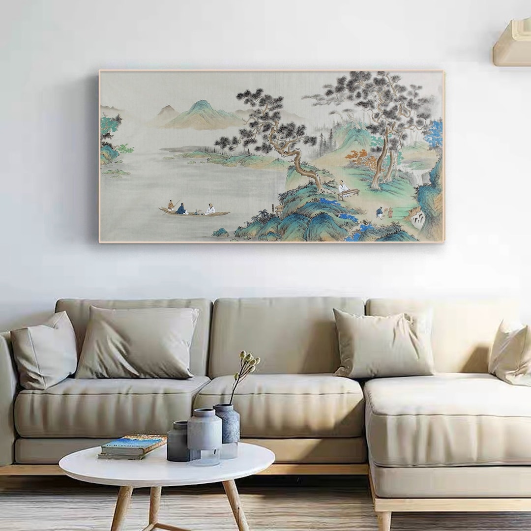 Chinese Landscape Painting, Original Chinese Shan Shui Painting, Ink ...