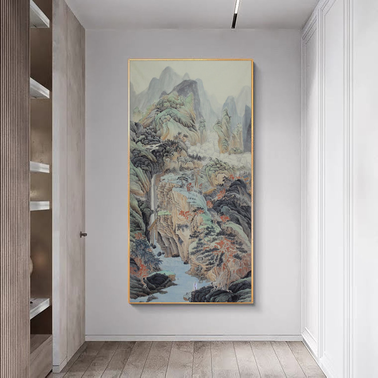 Original Shan Shui Painting, Hand-painted Chinese Traditional Landscape ...