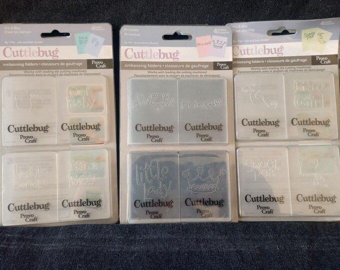 Cuttlebug Embossing Mini Plates Babies - Etsy