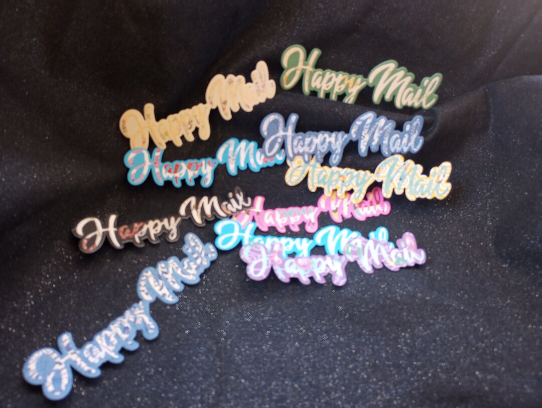 Die Cuts "happy Mail" - Assembled - Etsy
