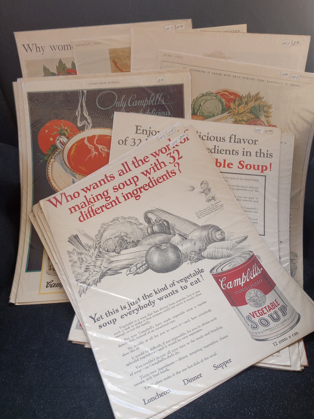ORIGINAL VINTAGE Magazine Ads - Etsy