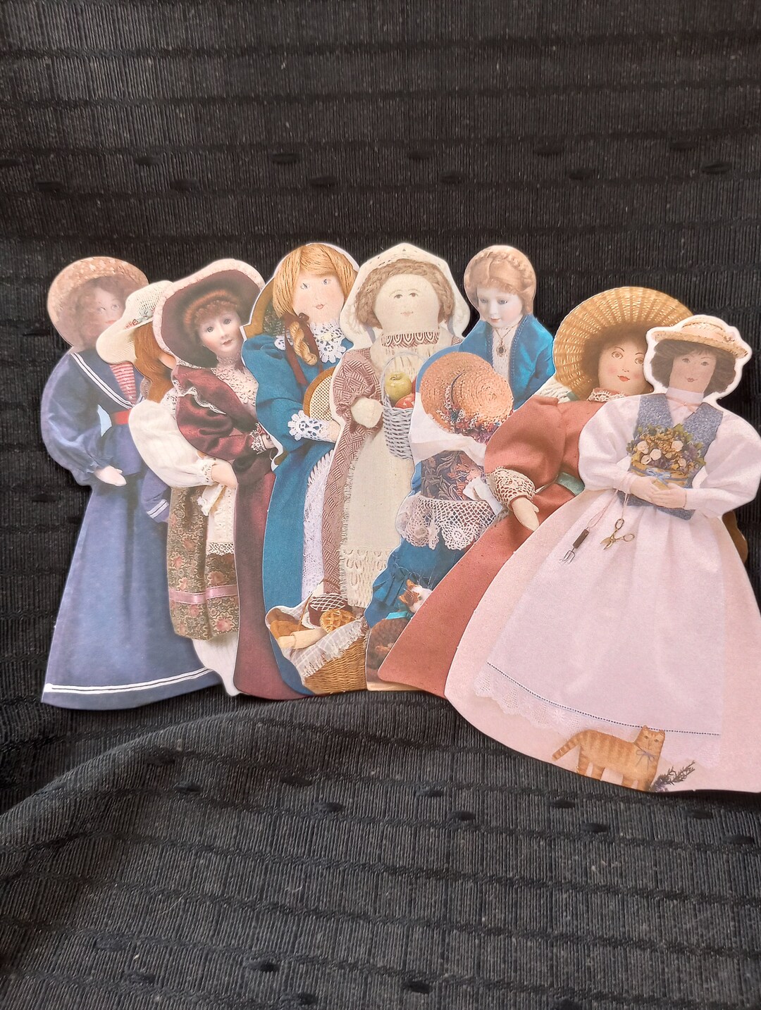 Vintage Hallmark Paper Doll Cards - 3 Random Cards per Order - Etsy