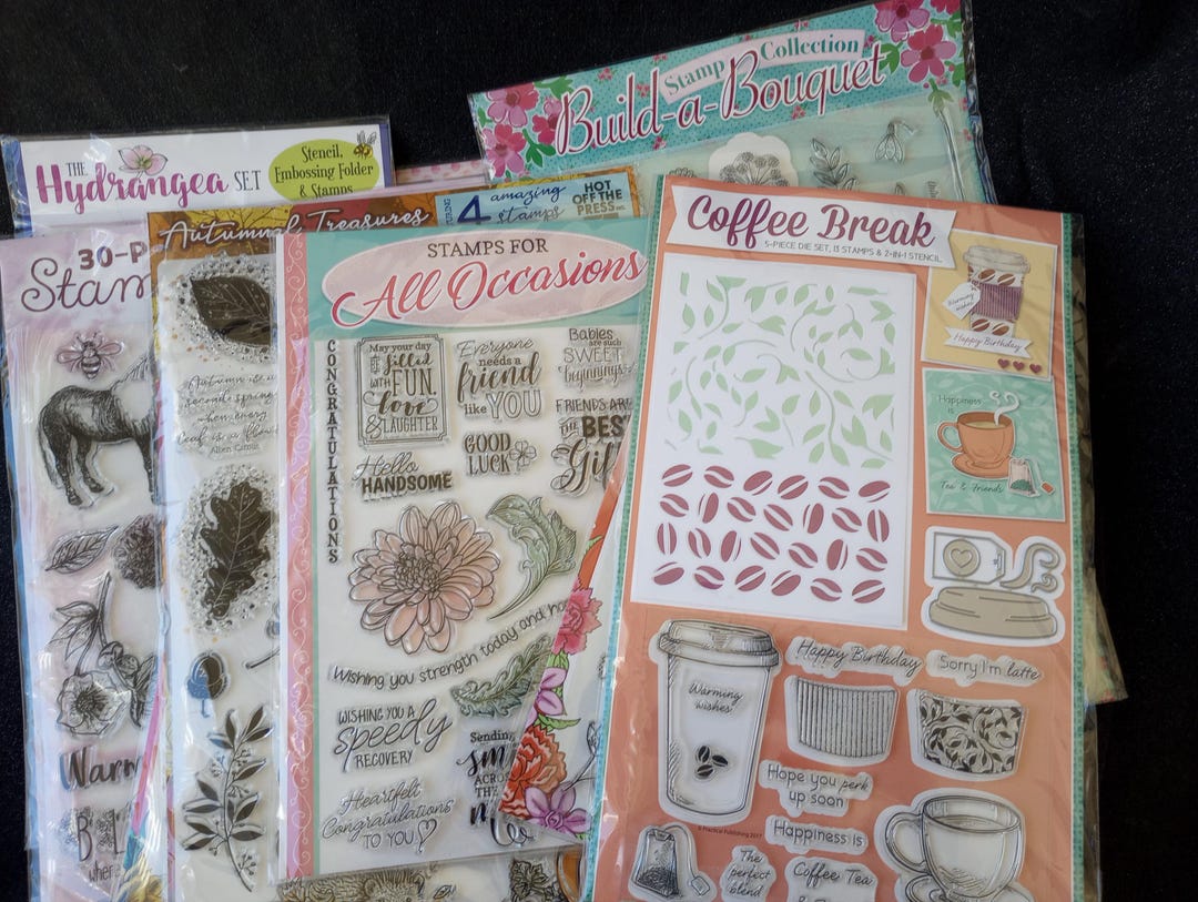 Assorted UK Magazine Stamp Sets - No Magazines Included - Etsy