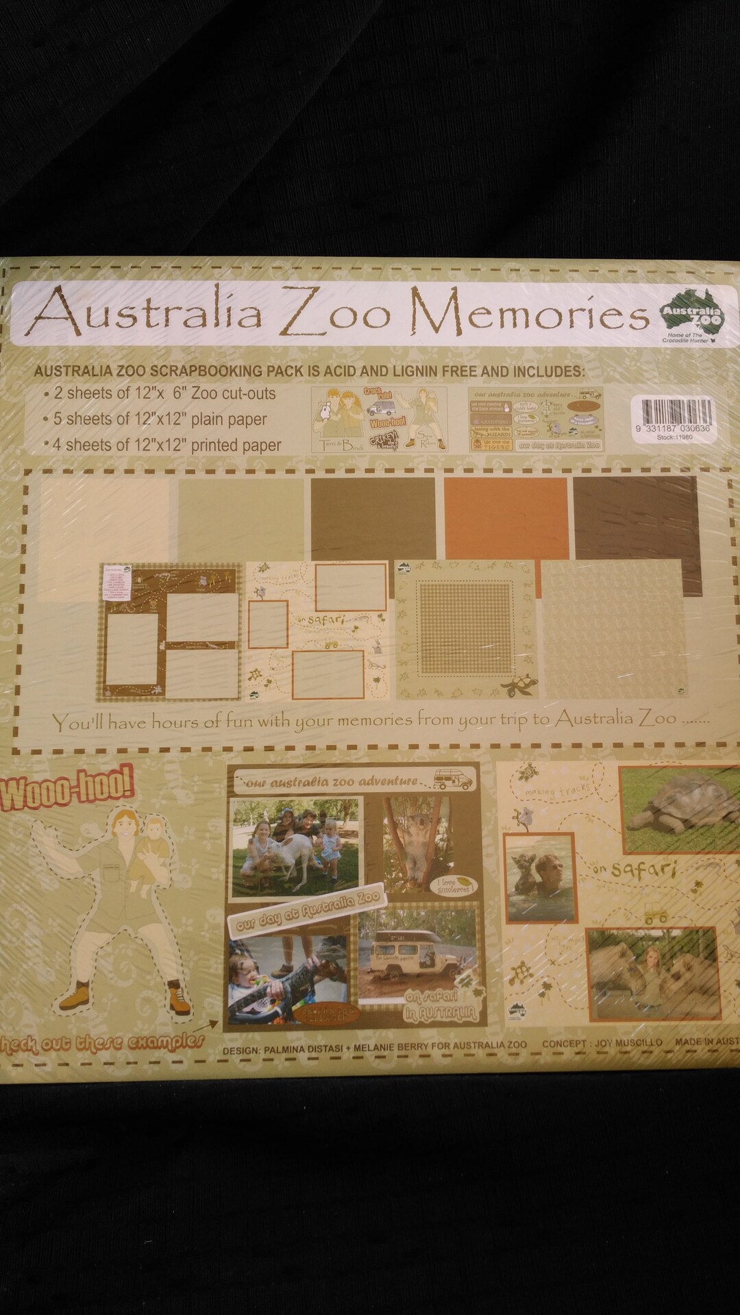 Australia Zoo Scrapbook Paper Pack - Etsy