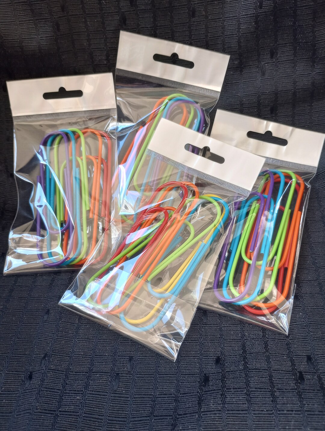 GIANT Paper Clips Rainbow Colors - Etsy