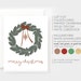 6 Pack Holiday Christmas Winter Greeting Card Set With Envelopes, Blank ...