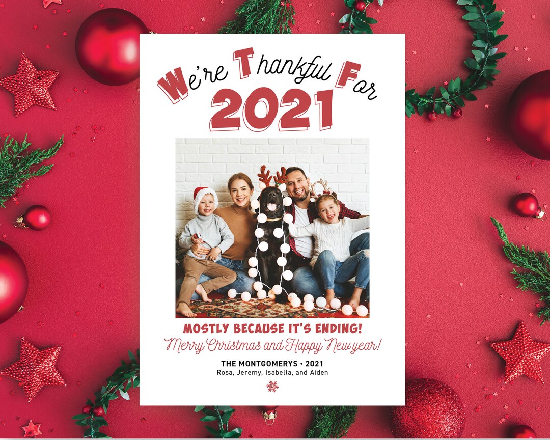 WTF, Peace Out 2021, Funny Covid Holiday Christmas New Year Card ...