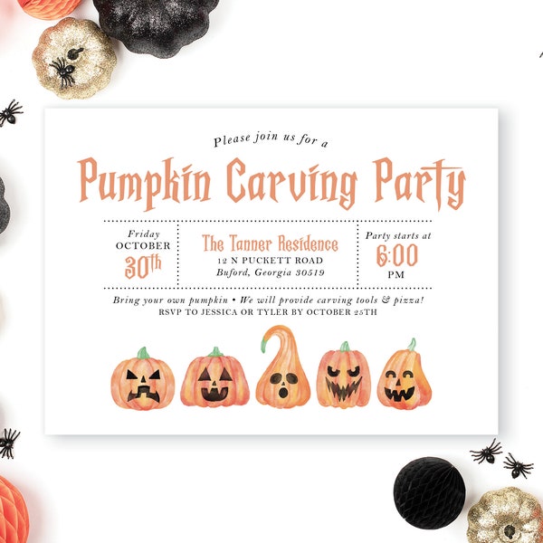 Adult Costume Contest Halloween Party Invitation - Etsy