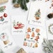 6 Pack Holiday Christmas Winter Greeting Card Set With - Etsy
