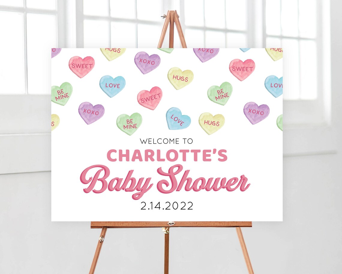 Valentine's Day February Candy Hearts Pink Red Love | Etsy