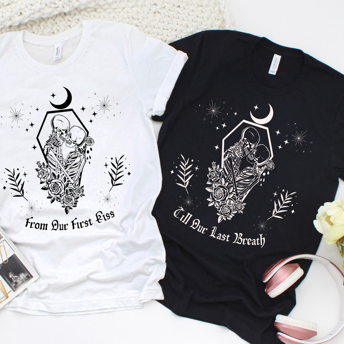 From Our First Kiss Till Our Last Breath Couples Matching - Etsy