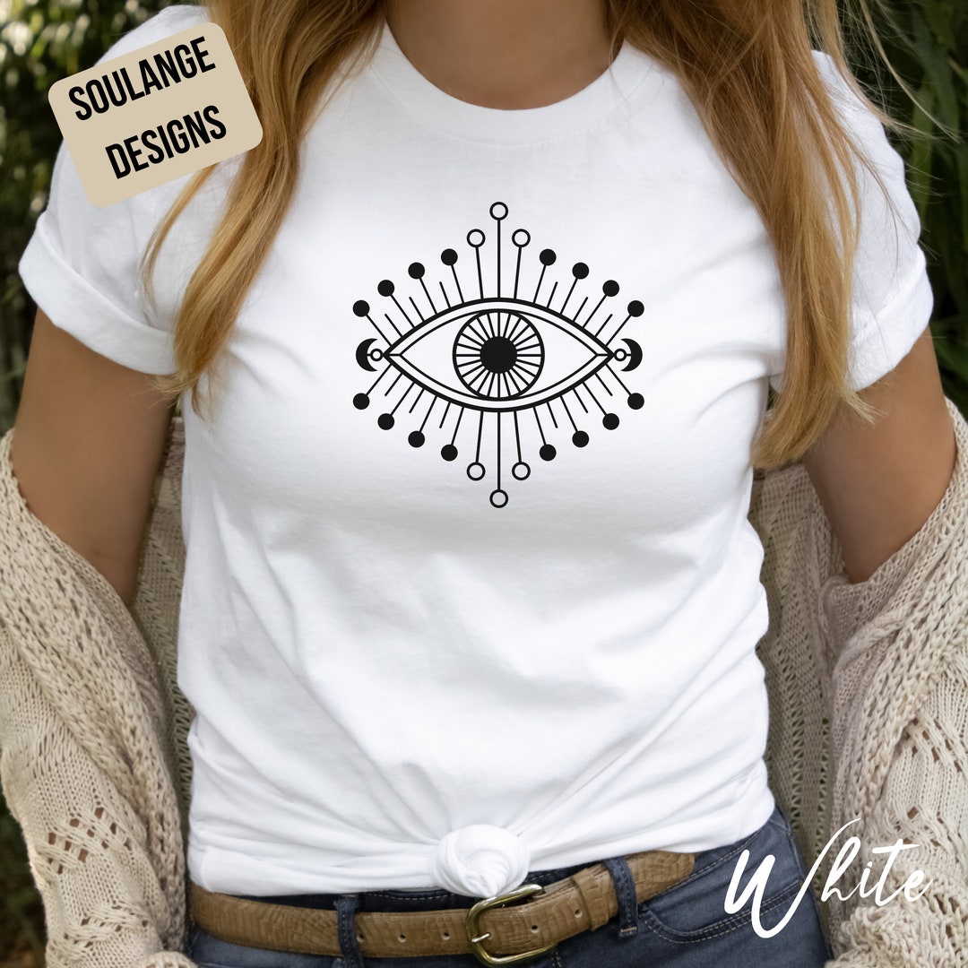 Evil Eye Crewneck Alt Clothing Trendy Clothes Tarot Shirt Witchy Tshirt ...